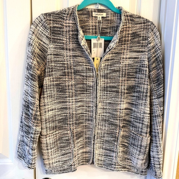 Max Studio | Jackets & Coats | Max Studio Classic Tweed Jacket Brand ...